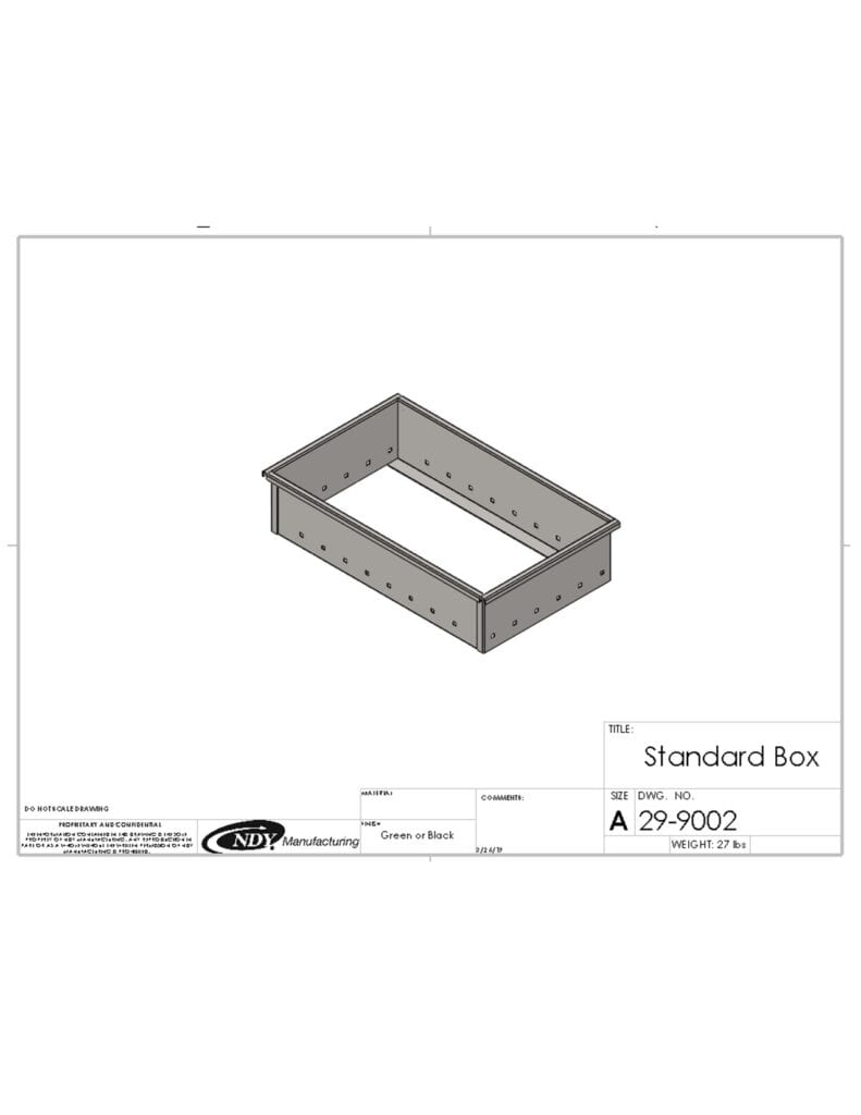 Rock Box Standard Box - NDY Manufacturing
