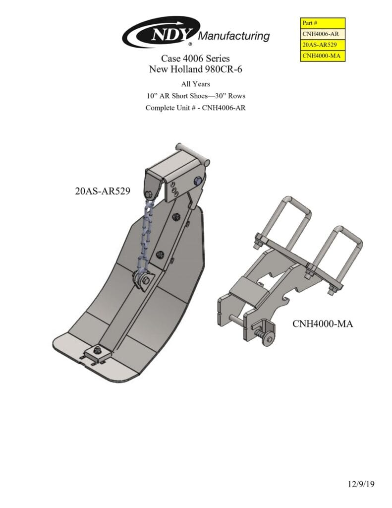 Stalk Stomper for Case IH® 4006 Series and New Holland® 980CR-6 Series ...