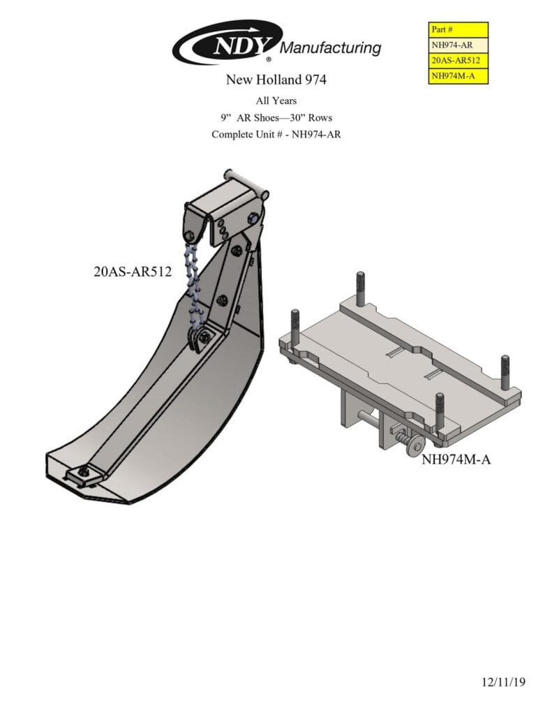 Stalk Stomper for Case / New Holland® 974 Series Corn Heads - NDY ...