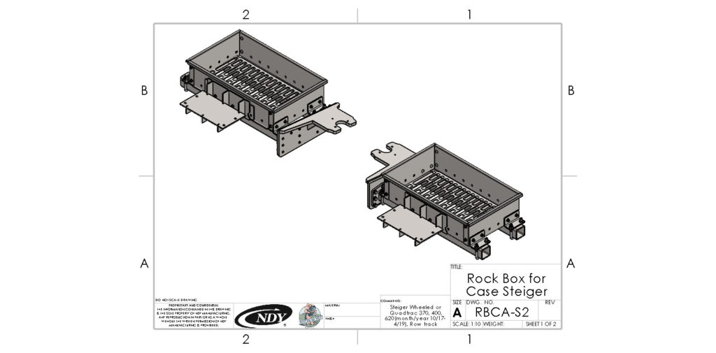 Rock Box for Case IH® Steiger® with Quadtrac® - 4WD, 480HP and Smaller ...