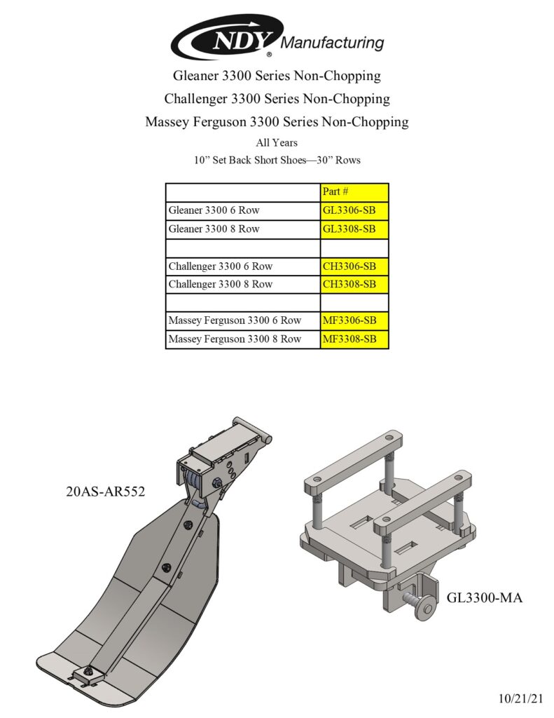 Stalk Stomper for Challenger® 3300 Series 6 Row Corn Head - NDY ...